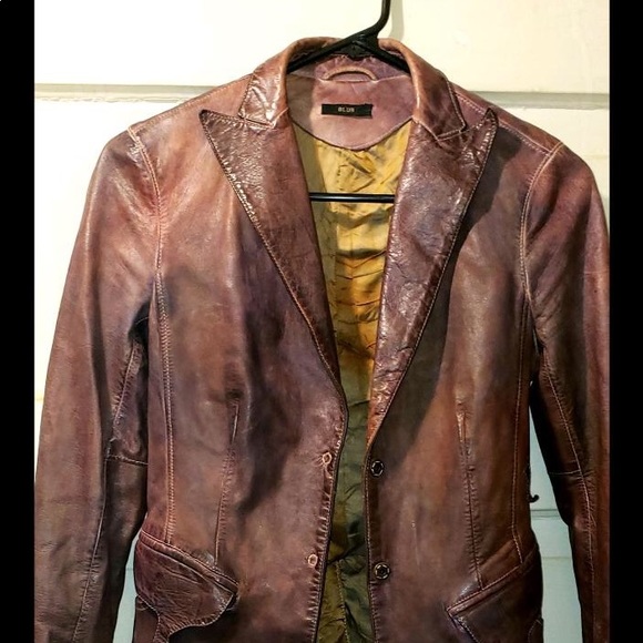 Blur Leather | Jackets & Coats | Blur Leather Jacket Sz4 | Poshmark